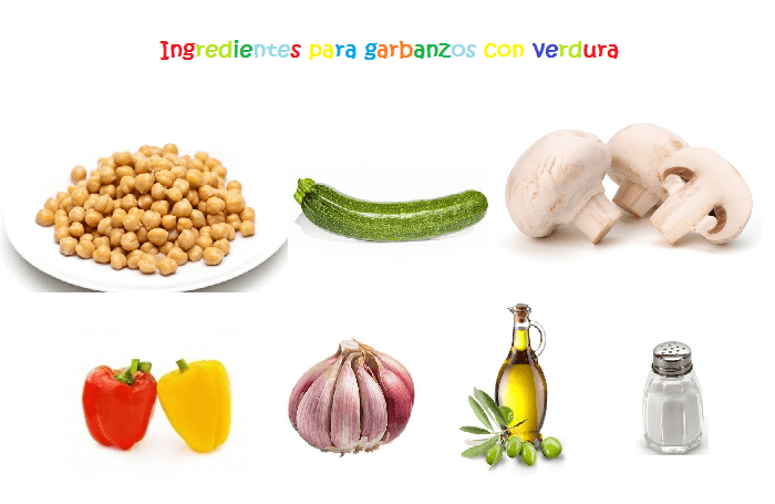 Garbanzos con verdura - Hijos y Alimentación